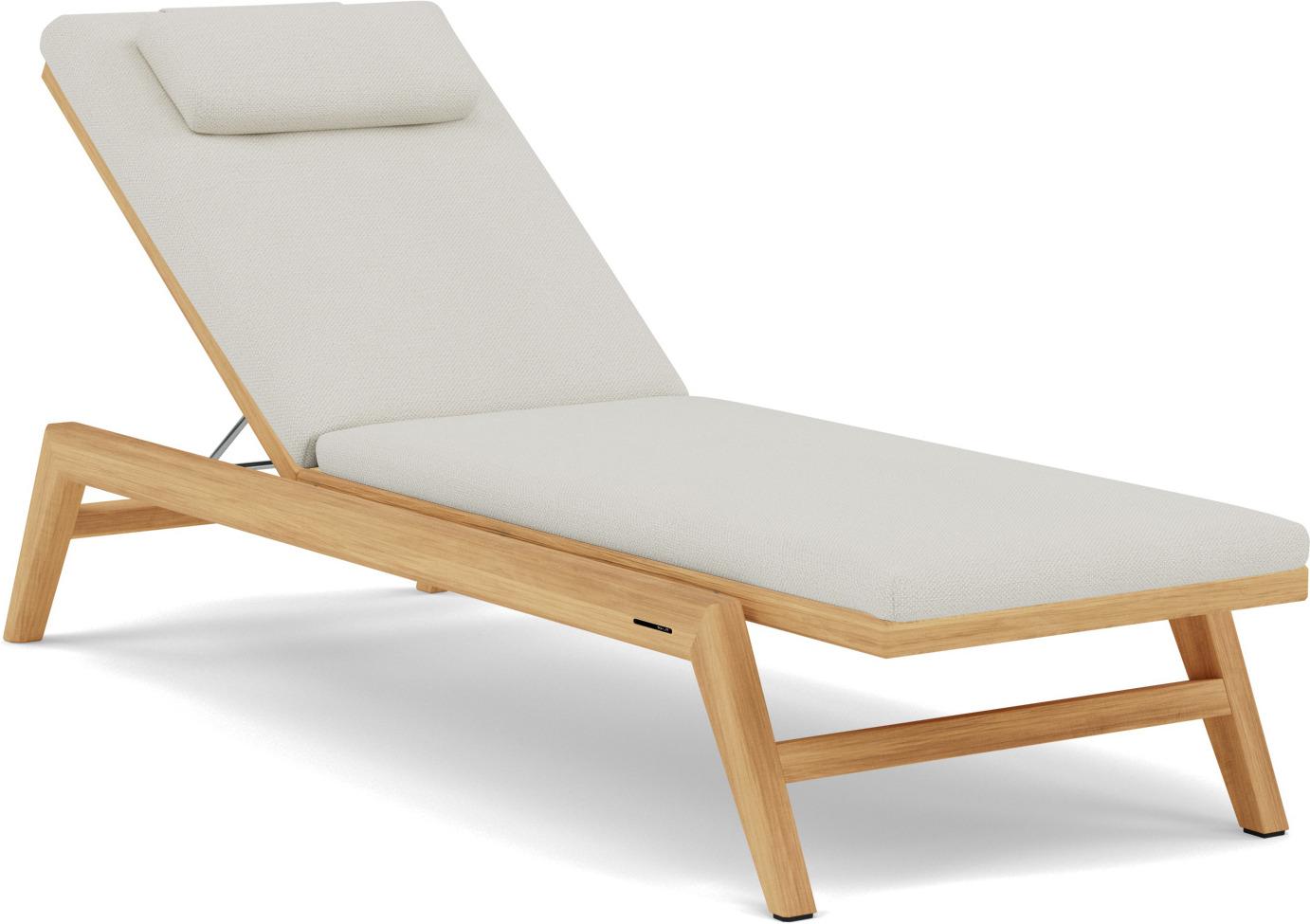 Buiten Ligbed Sunrise - teak brushed | Manutti