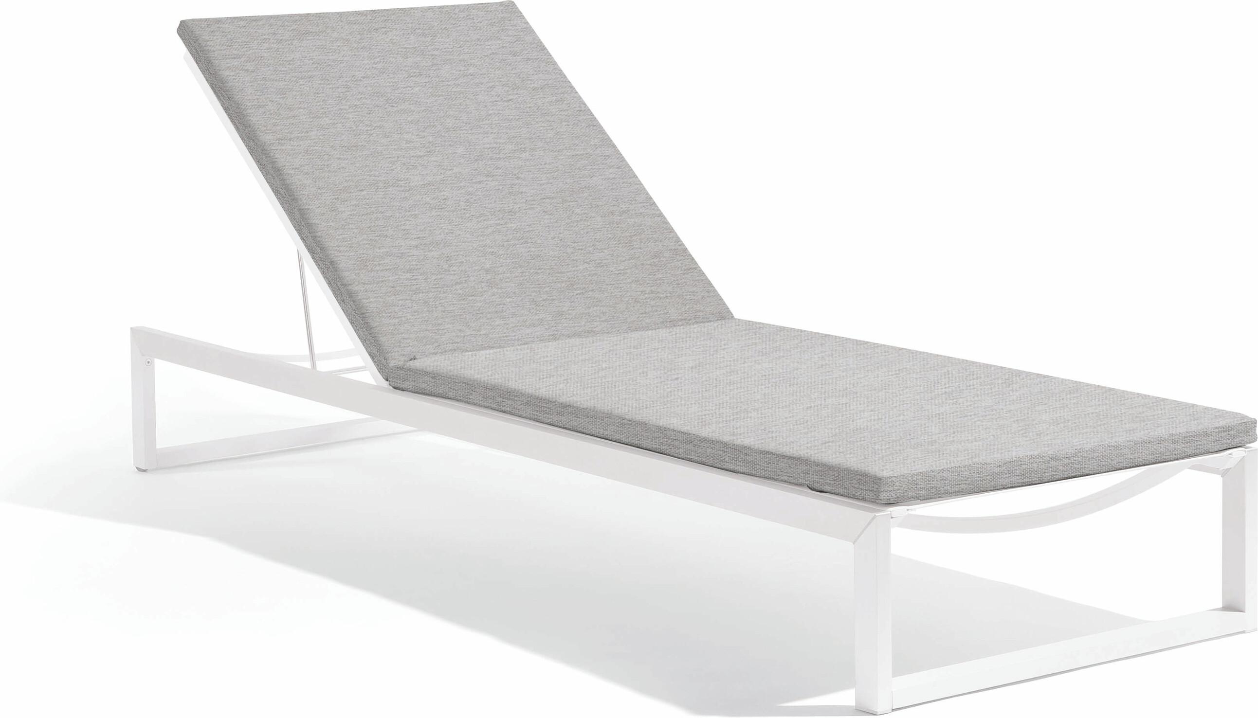 Outdoor Lounger Liner - white - lotus smokey | Manutti
