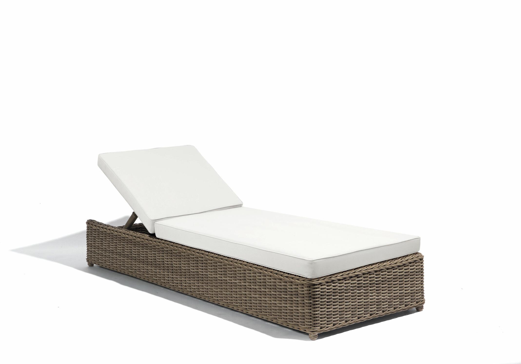 Buiten ligbed San Diego - Wicker | Manutti