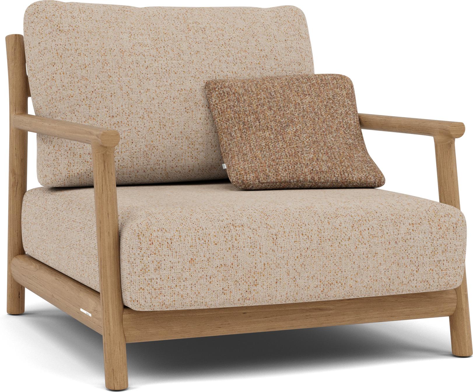 Outdoor Lounge chair Muyu - teak natural | Manutti