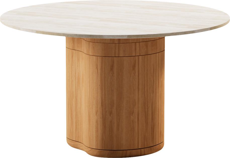 Ogado round dining table by Manutti